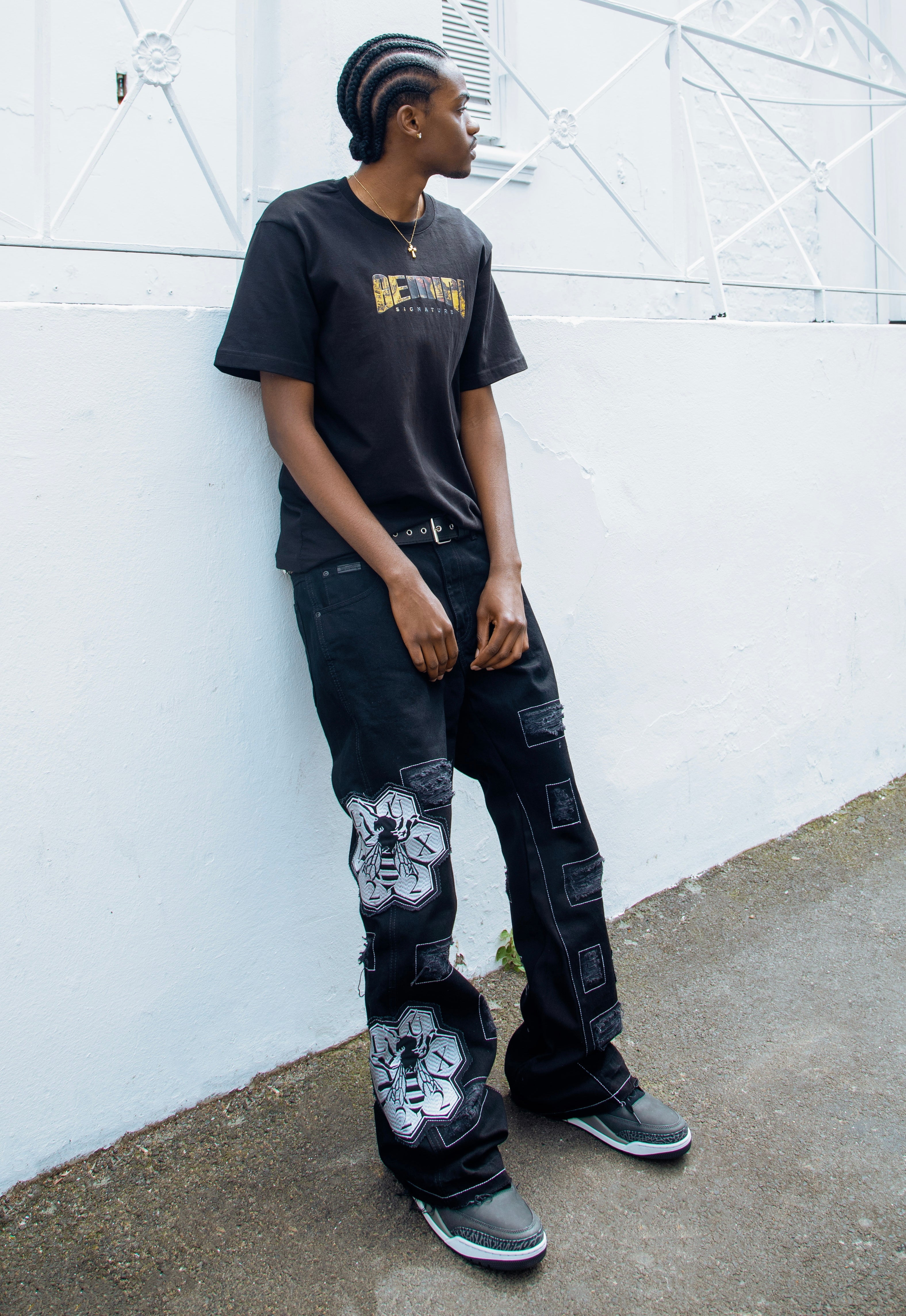 Flux Luxury Couture Black Denim – Swanked